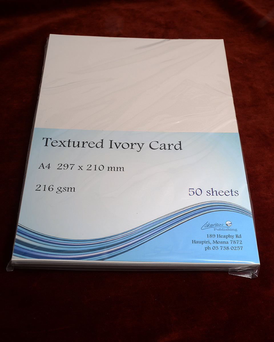 Textured Ivory card A4 – Lakeview Publishing