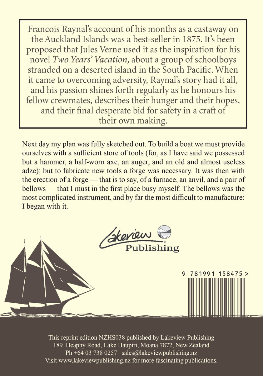 Wrecked on a Reef by Francois Raynal – Lakeview Publishing